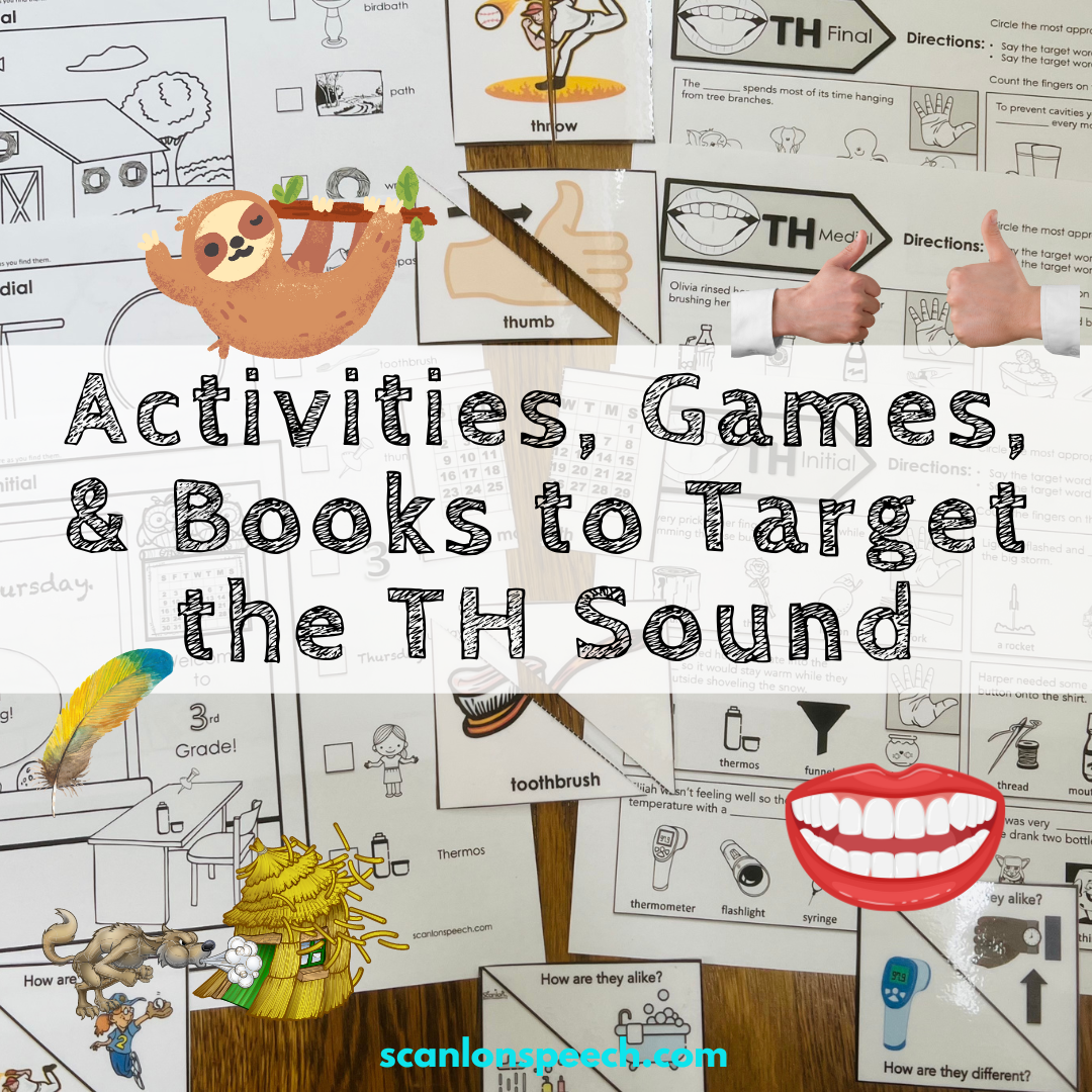 Favorite Activities Games And Books To Target The Th Sounds For Favorite Activities Games And Books To Target The Th Sounds For